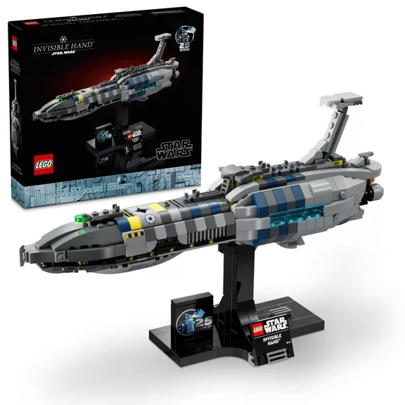 LEGO Star Wars Invisible Hand Starship Model, 25th Anniversary Edition ...