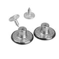 Walmart 50-Pack Black Jeans Buttons, 17mm Metal Rivet Snap Fasteners ...