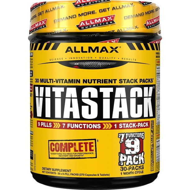 AllMax Nutrition - Vita Stack Vitamin & Nutrient Pack - 30 Pack(s ...