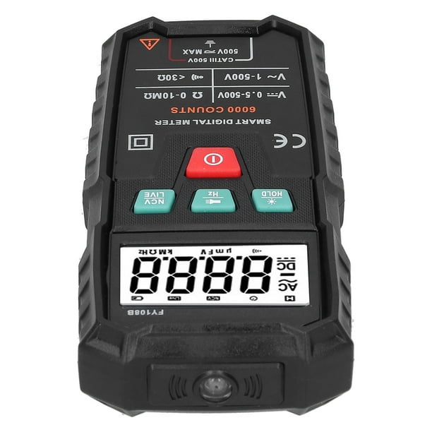 Electrician Accessory,Digital Multimeter Full-Automatic AC/DC Portable ...