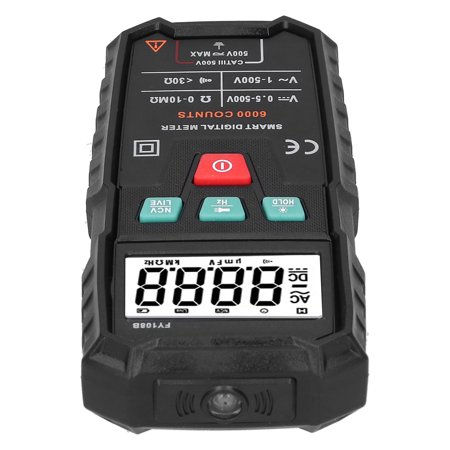 Electrician Accessory,Digital Multimeter Full-Automatic AC/DC Portable ...