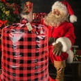 Extra Giant Christmas Jumbo Gift Bag Set, 36*56in Santa Claus Bag with ...