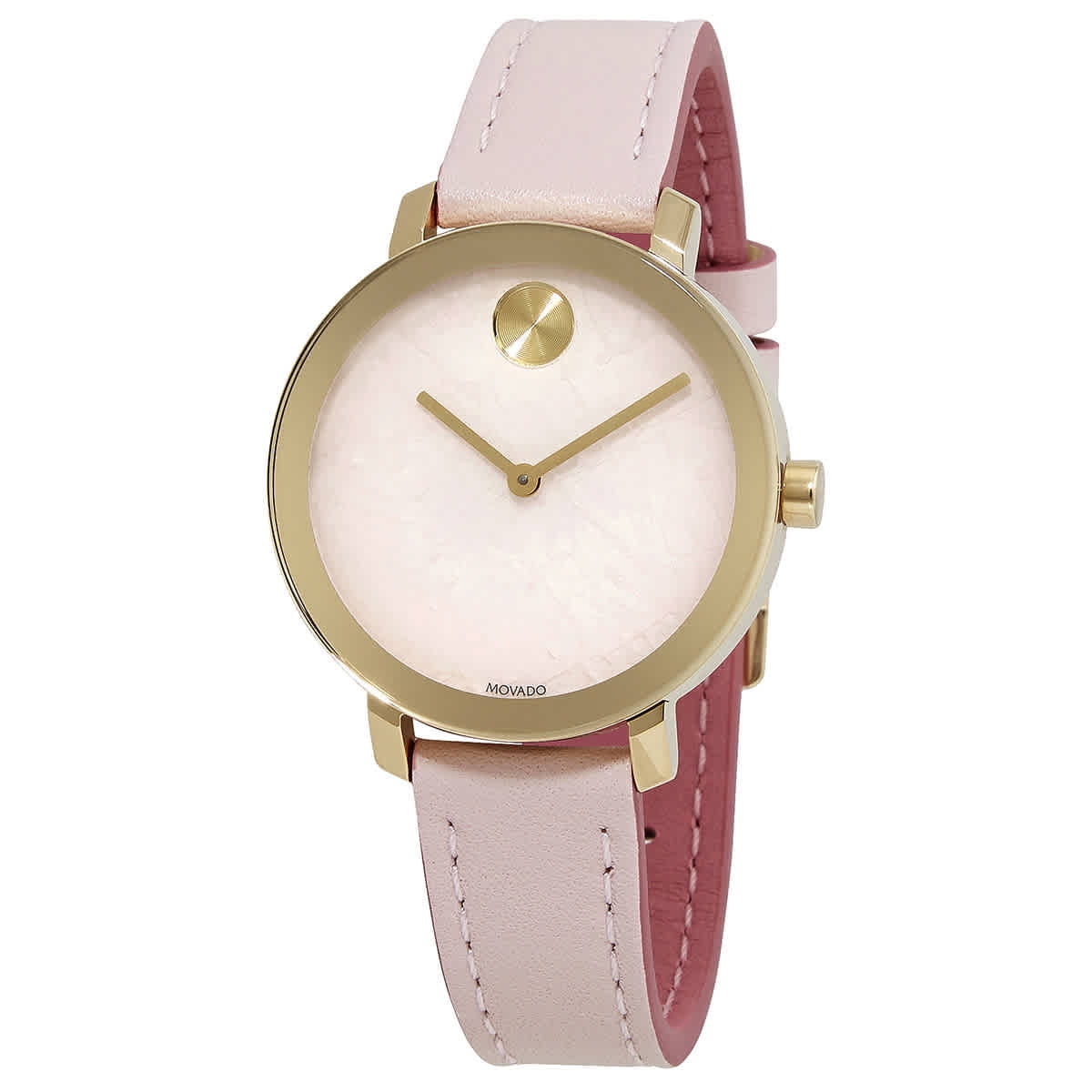 Movado BOLD Evolution Quartz Rose Dial Ladies Watch 3600701 - Walmart.com