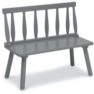 Crown Mark Jerimiah Back Support Bench, White - Walmart.com