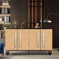 Chinese Style Bamboo Mat Pattern Self-adhesive Wallpaper Retro Style ...