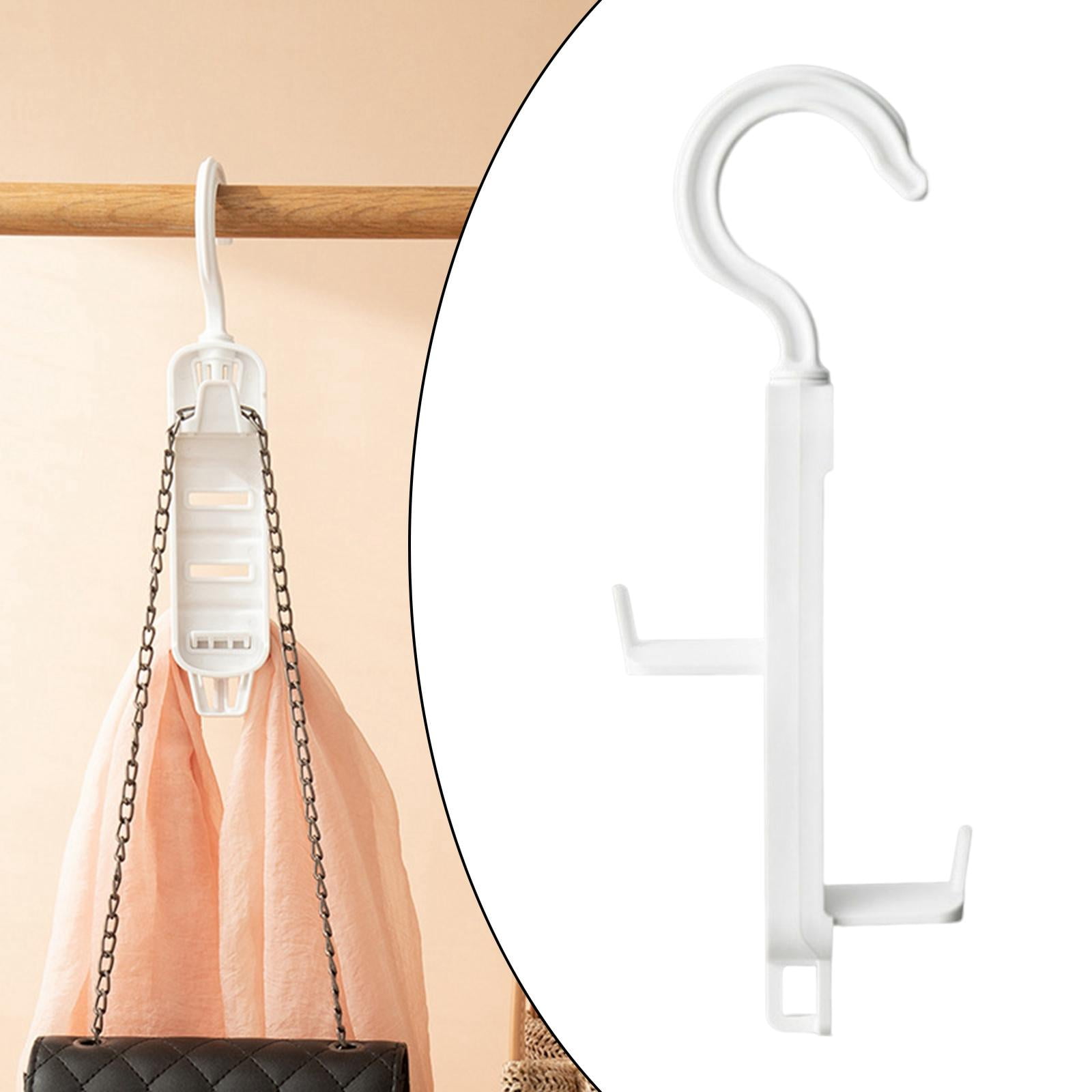 Premium Swivel Hook Storage Holder Lightweight Portable Backpacks Rack ...