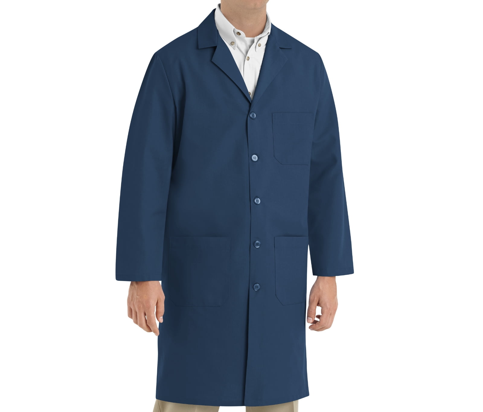 Red Kap® Men's Lab Coat with Button Closure - Walmart.com