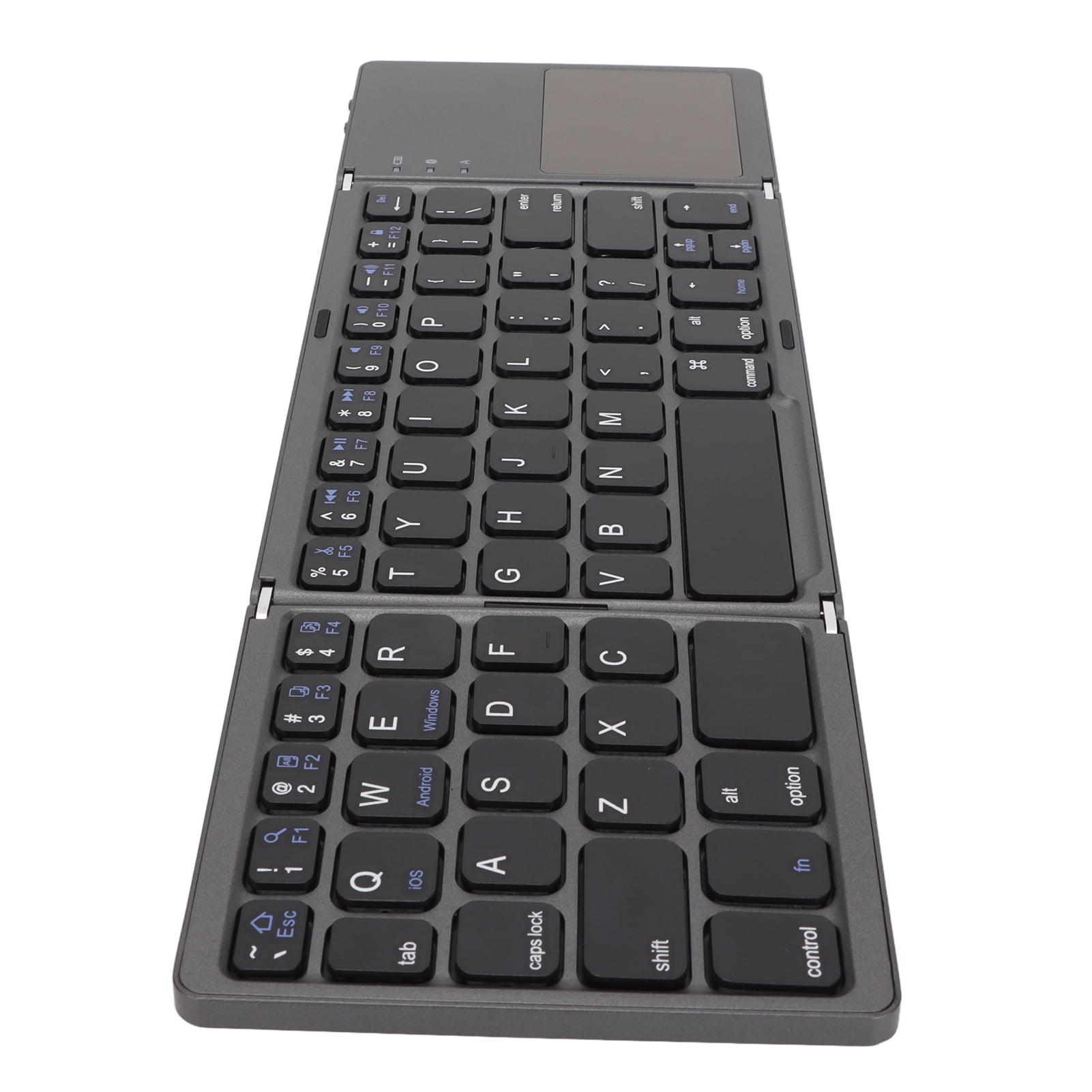 Teclado Plegable, Teclado Inalámbrico Portátil De 63 Teclas Con Panel ...