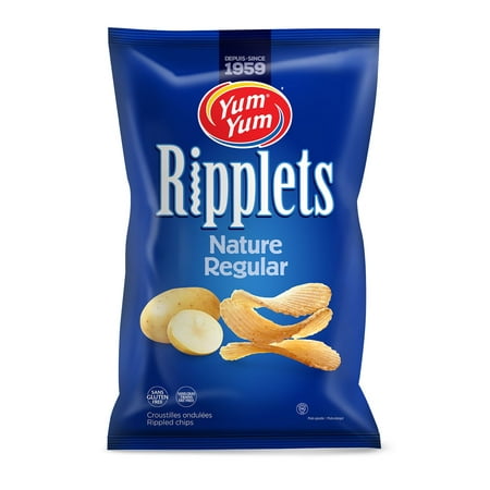 Yum Yum Ripplets chips regular 200g, Yum Yum Ripplets chips regular ...