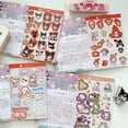 450pcs Sanrio Kuromi Hello Kitty Sticker Book Melody Goo Card Cartoon