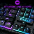 LYTiang RGB Backlit Membrane Gaming Keyboard With Multimedia Keys ...