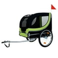 LHYY Large Folding Bike Trailer for Dogs–66LB Capacity All-Terrain Pet ...