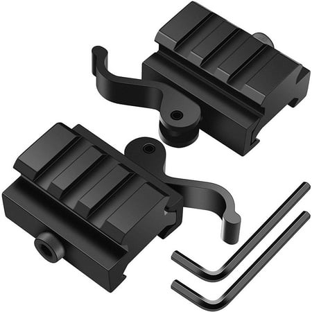 2 Pack 1/2'' Low Profile Rail Low Profile Rail Riser Mount for ...