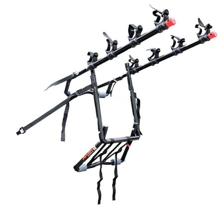 Allen Sports Deluxe 4-Bike Trunk Mount Rack, Model 104DB-R , Black ...