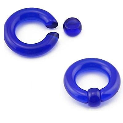 Acrylic Bcr- Captive Plug Expander, Gauge Bead Ear Tunnel, Nose Ring ...