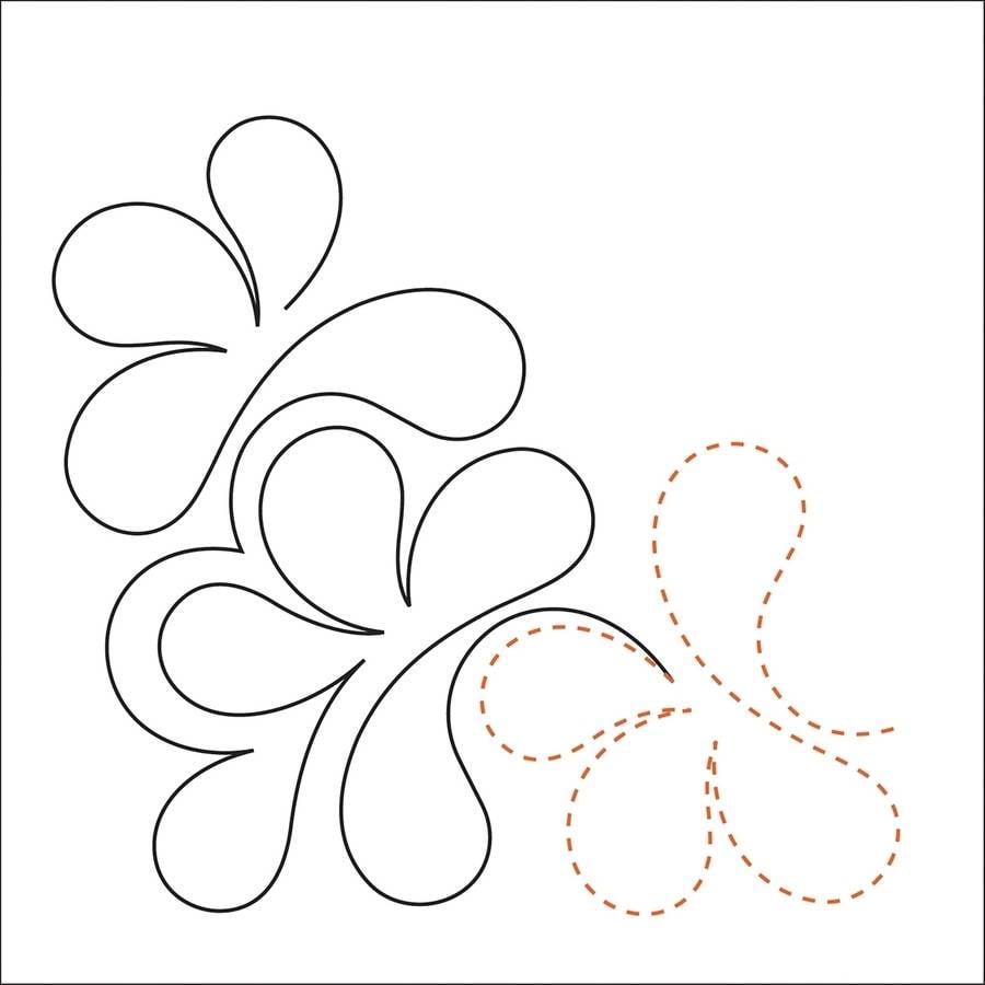 Quilting Creations Printed Tear Away Quilting Paper, Splish Splash ...