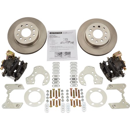 Bolt-On Rear Disc Brake Kit w/ E-Brake for Ford 9 Inch - Walmart.com