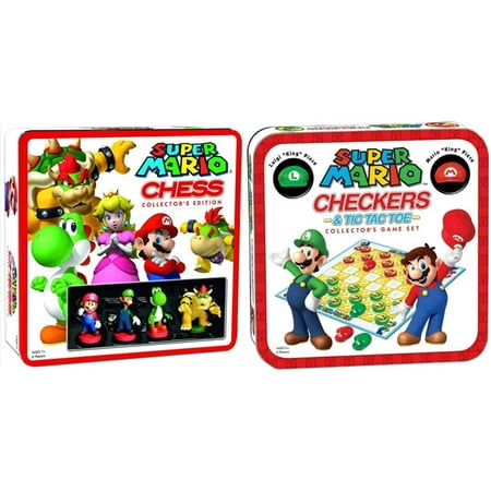 Super Mario Chess & Super Mario Checkers/Tic Tac Toe Combo | Walmart Canada
