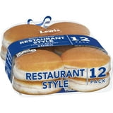Lewis Bake Shop White Restaurant Style Buns, 21 oz, 12 Count - Walmart.com