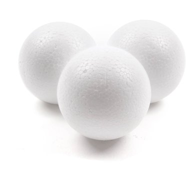 Smooth Polystyrene Foam Balls for Crafts and School Projects (1.5" Inch ...