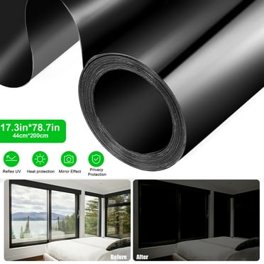 Gila® Privacy Black Static Cling Residential DIY Window Film, 3ft x 6 ...