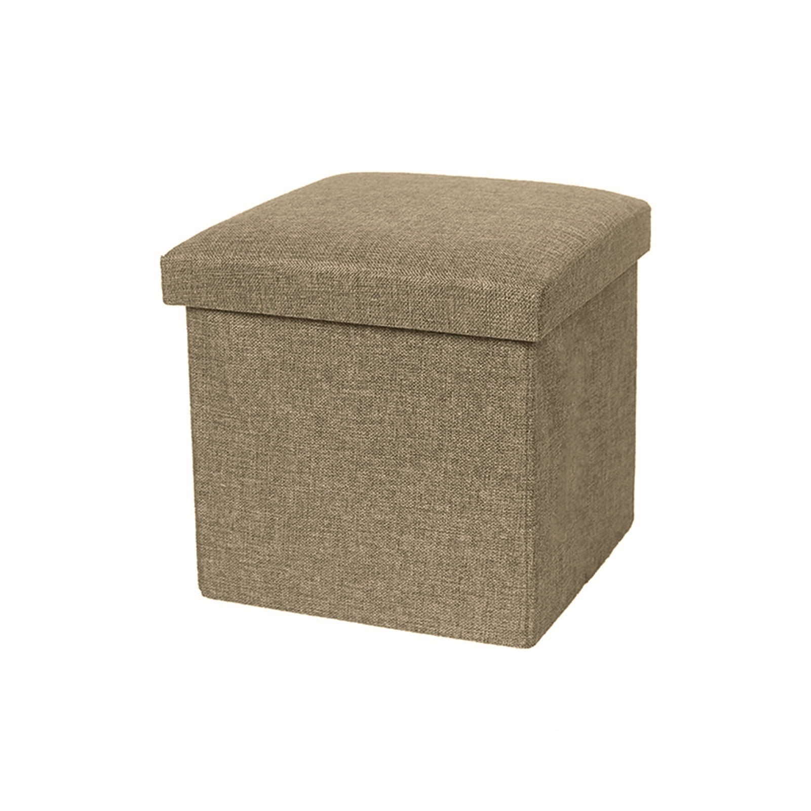 HEVIRGO Storage Box Cube Seat Strong Load Bearing Capacity Foldable ...