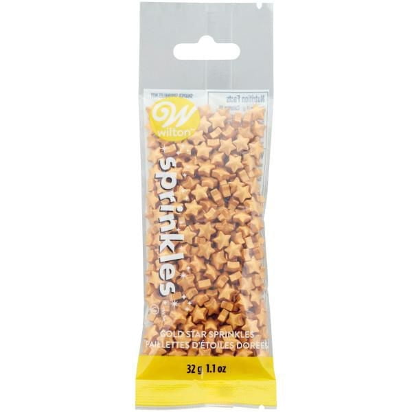 Click here for Wilton Gold Stars Sprinkles Pouch  30 G 30 G prices