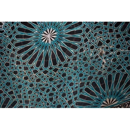 Ceiling Tile, Mevlana Museum, Konya, Turkey Poster Print by Darrell ...