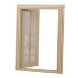 Wooden Door for 1 12 Mini House DIY Project Great Accessory Approx 13 6 ...