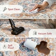 nuLOOM Emi Traditional SplashGuard Machine Washable Area Rug, 9' x 12 ...
