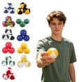 3 Pack PU Leather Juggling Ball Set for Outdoor Coordination Training ...
