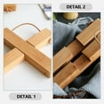 NUOLUX Kitchen Trivets Wooden 1 Set Simple Design for Household Users ...