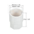 Uxcell G1/2 Female Thread 25mm Socket PVC Straight Pipe Fitting, 5 Pack ...