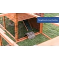 TRIXIE Weatherproof Outdoor X-Large Wooden Small Animal Cage and Run ...