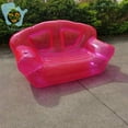 La funcosa Inflatable Clear OIF8 Pink Double Person Sofa Blow UP Chairs ...
