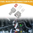Unique Bargains 2 Pin Fuel Injector Connector Plug Waterproof for ...