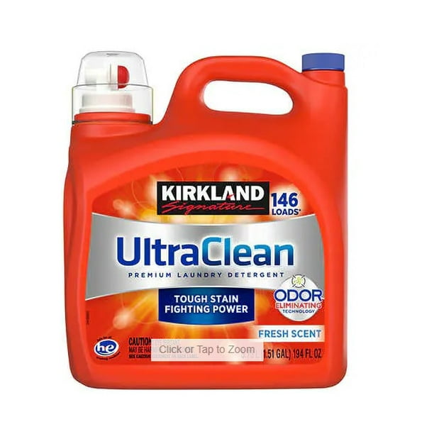 KS Ultra Clean HE Liquid Laundry Detergent, 146 loads, 194 fl oz ...