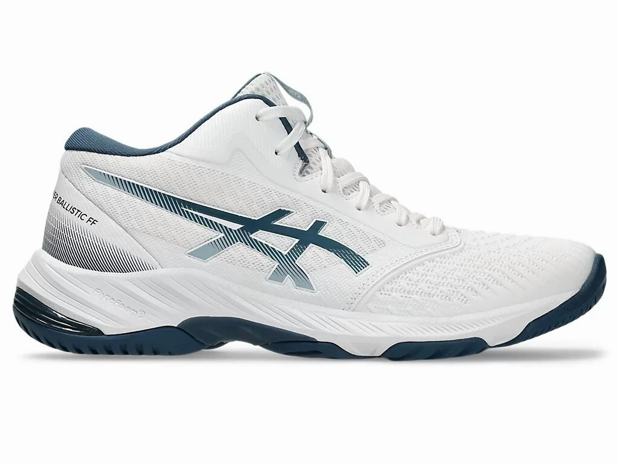 Men's Volleyball Shoes Asics Netburner Ballistic FF MT 3 White 1051A074-103 | Walmart en línea