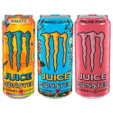 Monster Energy Drink, Juice Monster Papillon, 24 Pack of 16 Fl Oz ...