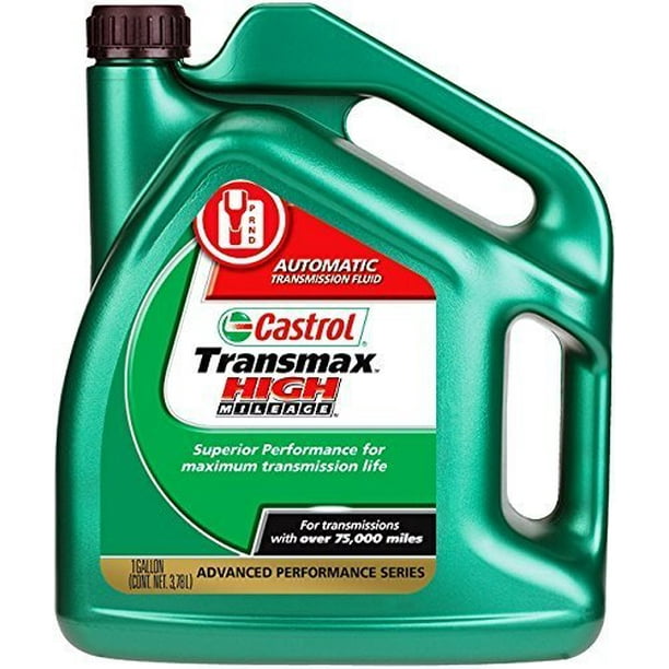 Castrol 03518 Transmax ATF Green High Mileage Transmission Fluid - 1 ...