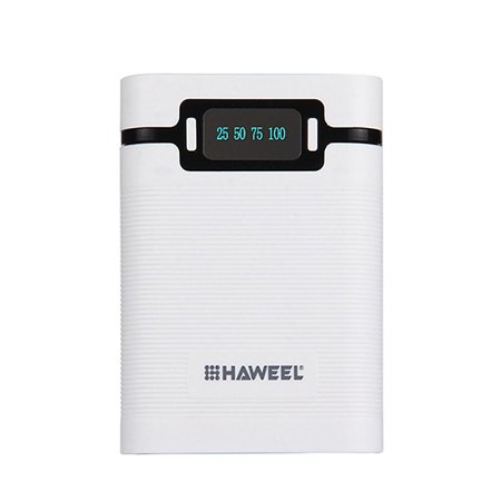 Portable Empty 4x18650 Battery Case Dual Usb 5v/2.5a Diy Power Bank ...