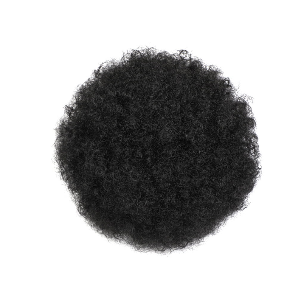 Moño de pelo sintético Vogacara cola de caballo rizada extensión de ...