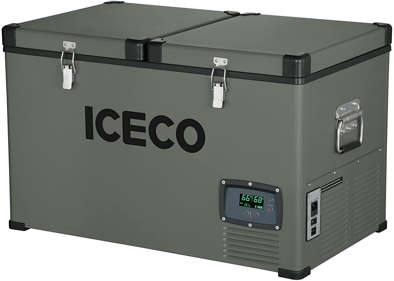 ICECO VL65 68 Quart Dual Zone Portable Refrigerator with SECOP ...