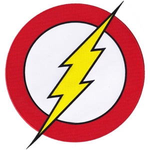 Large Patch - DC Comics - The Flash Logo Iron On Licensed p-dc-0119-x ...