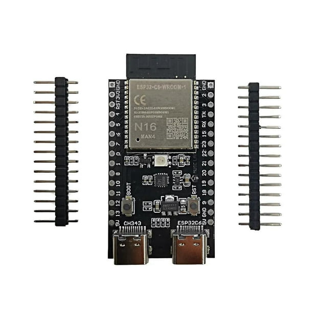 ESP32-C6-DevKit N16R2 ESP32-C6 16MB Flash ESP32 WiFi+Bluetooth Internet of Things ESP ...