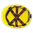 3M H-700 Series Hard Hat with 4 Point Ratchet Suspension Yellow H702R ...