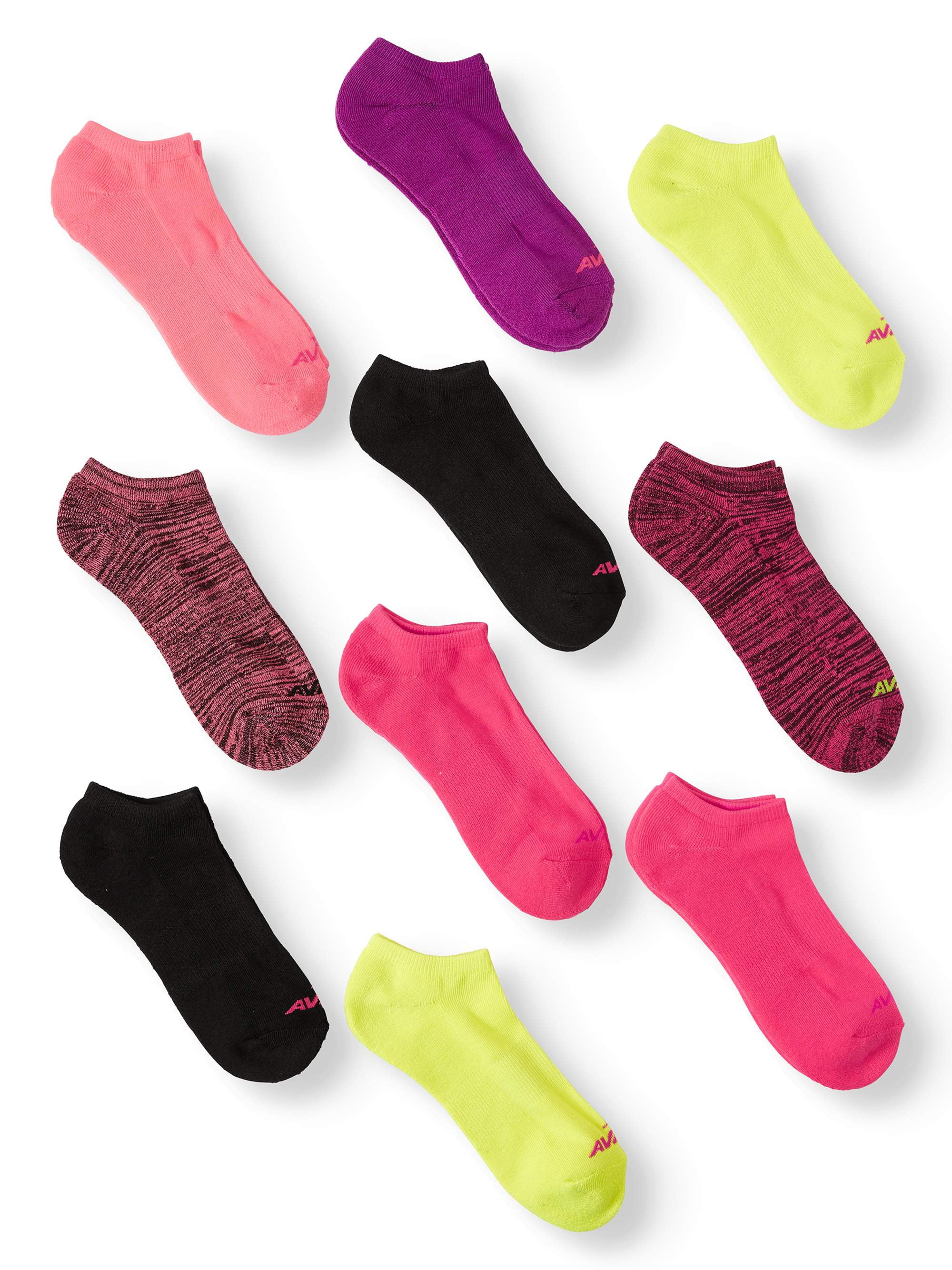 Ladies Performance Sock, 10 Pack - Walmart.com