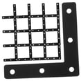 HOMEMAXS Black Right Angle Braces for Home Use Made from Cold Rolled ...