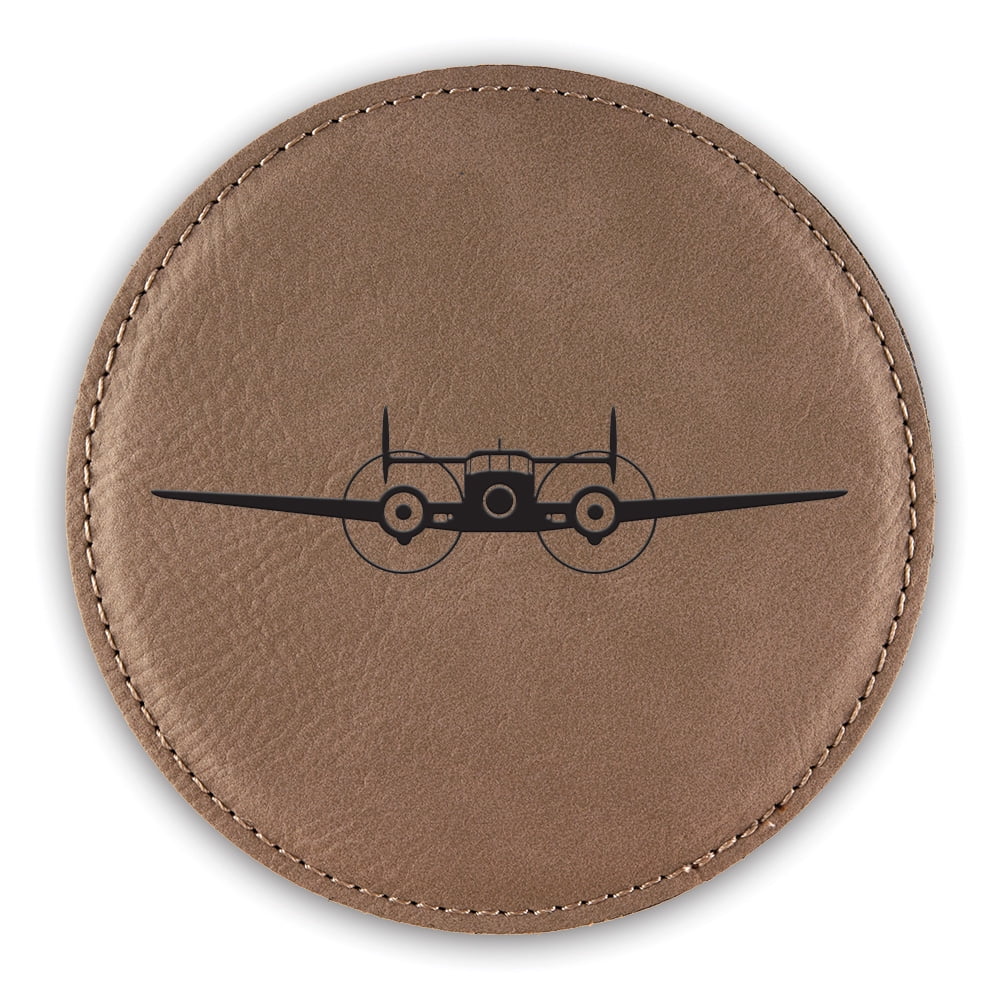 Model 18 Coaster Laser Engraved Leatherette - Round Coasters - Many ...
