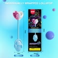 AMOS Tasty Sounds Music Lollipop Candy, Blueberry Flavor Sugar Free ...